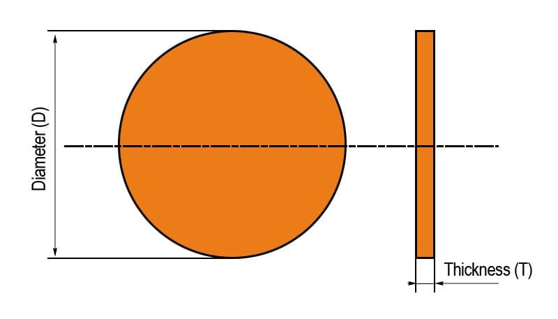 SFW022, Si Flat Windows, IR Optical Windows, IR AR Coated Silicon ...
